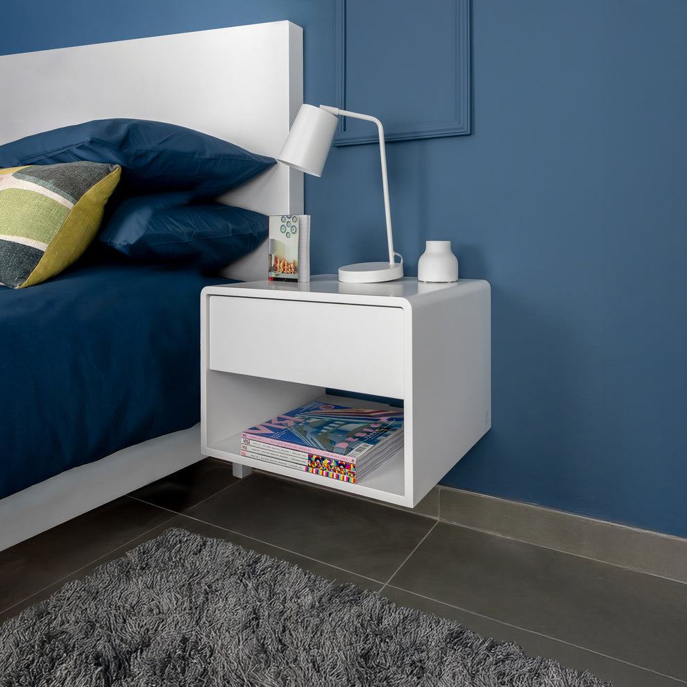 Floating Bedside Box with drawer – ODEZEN