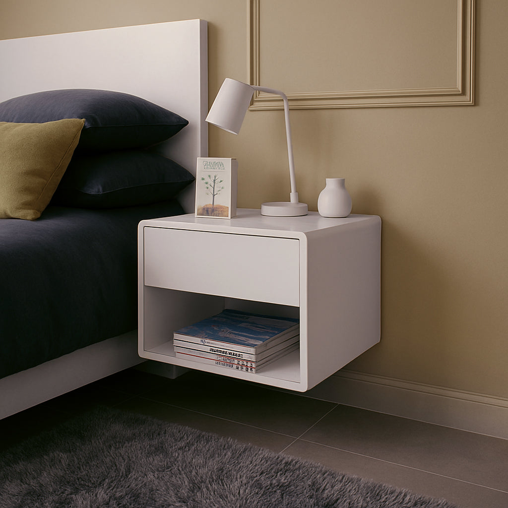 Floating Bedside Box with drawer – ODEZEN