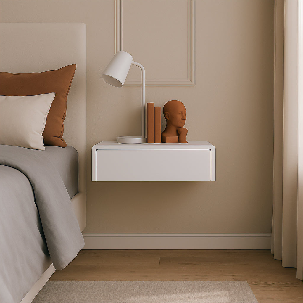 Floating Bedside Pedestal with drawer – ODEZEN