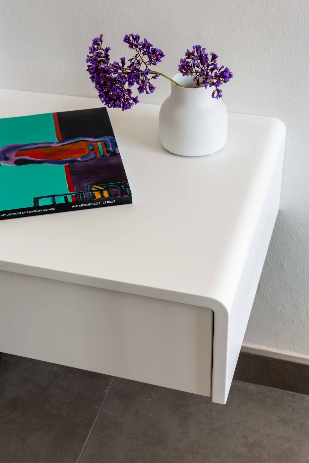 Floating Bedside Pedestal with drawer – Ode Zen